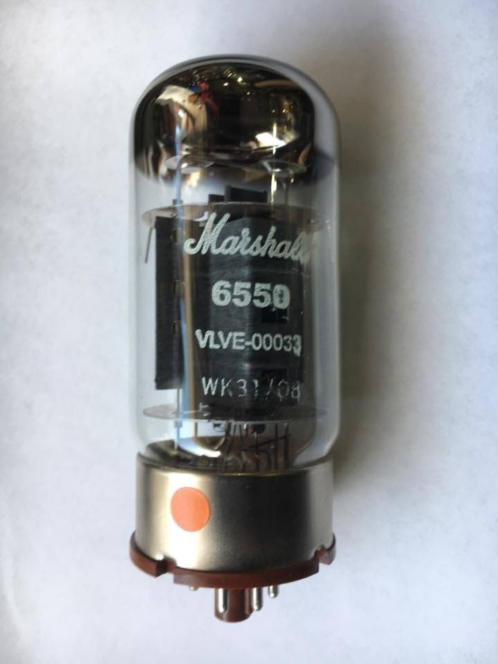 HW Audio:. Marshall 6550 Tube/ Valve Model No. Vlve_00033 6550