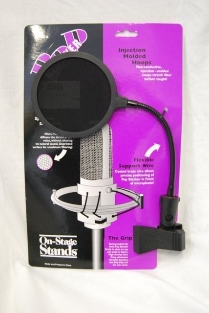 HW Audio:. On Stage 4" Pop Killer / Pop Shield Asvs4-B