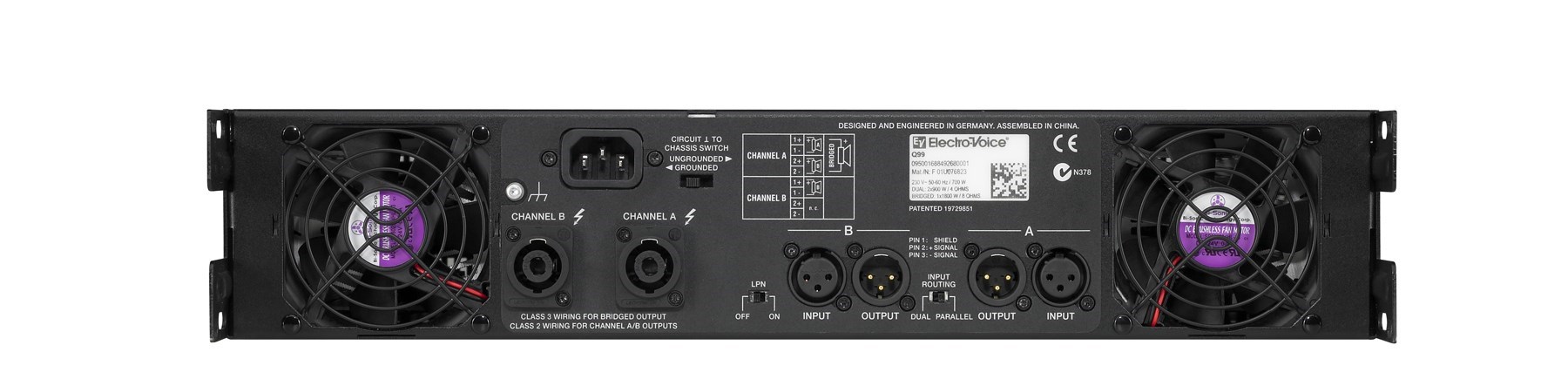 HW Audio:. Electrovoice Ev Q99 Power Amplifier