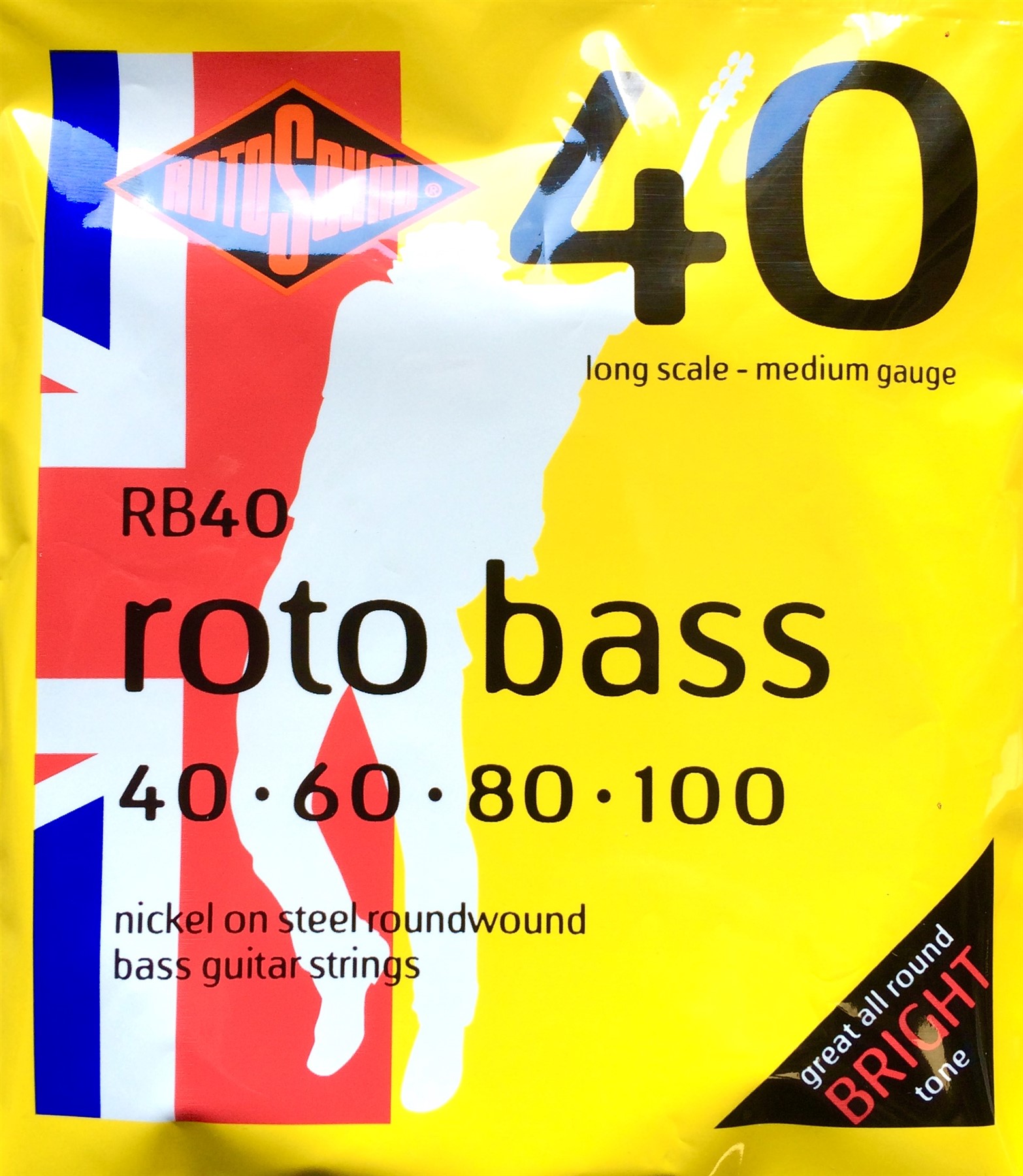 HW Audio:. Rotosound Rotobass 40-100 Bass Strings Rb40, Hybrid