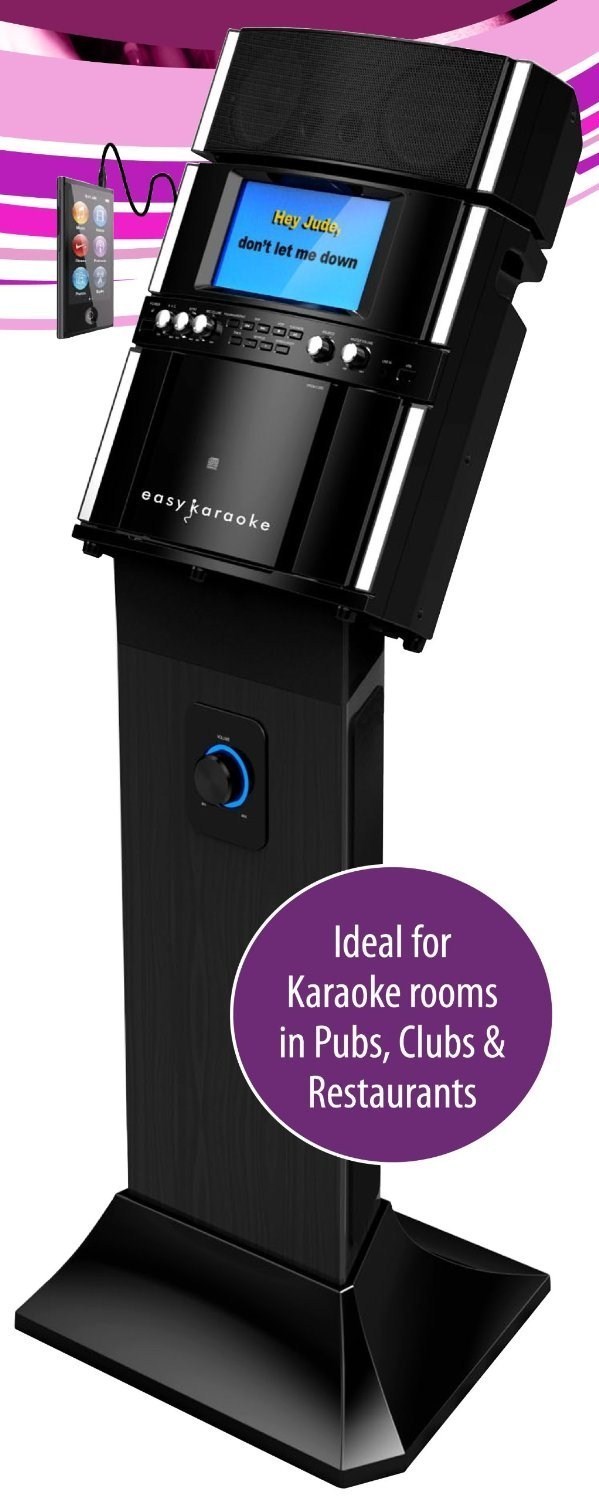 HW Audio:. Easy Karaoke EKS-808 Pedestal Karaoke Machine
