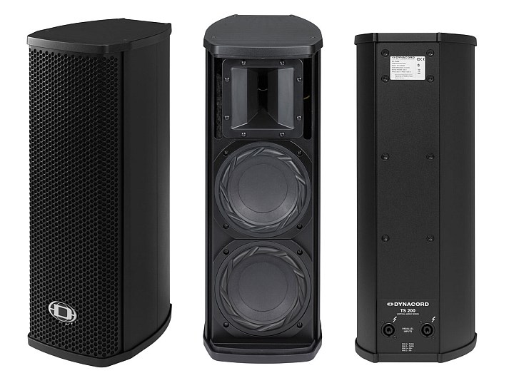HW Audio:. Dynacord TS-200 Vertical Array Speaker Each, Black