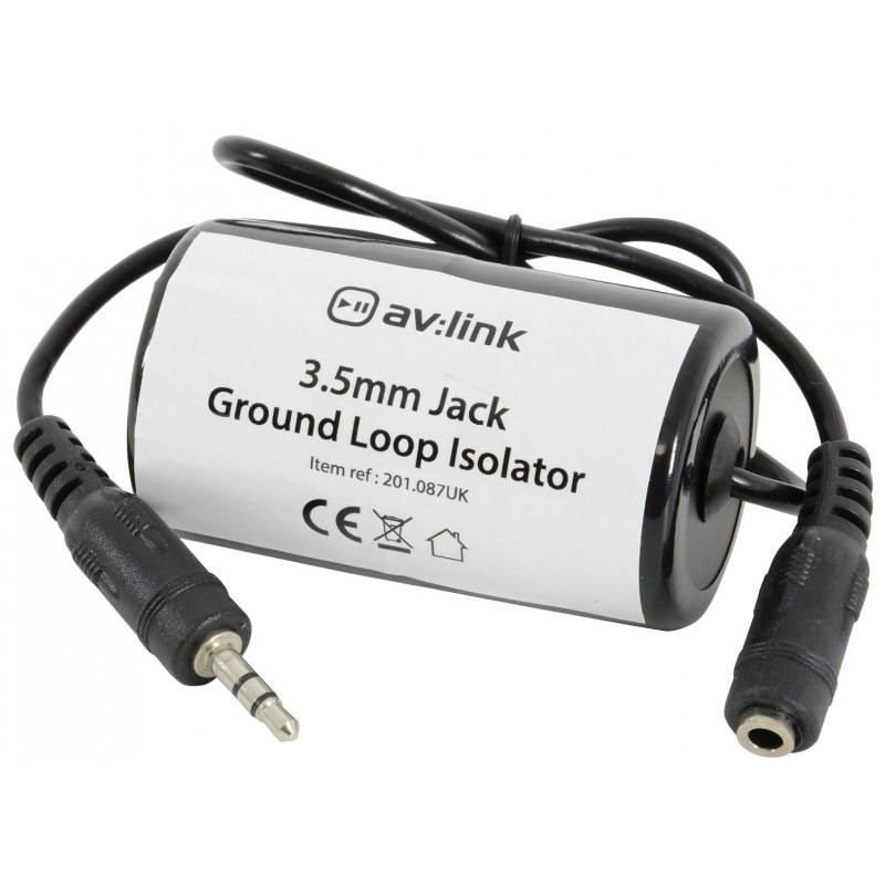 HW Audio:. QTX 3.5mm Jack Ground Loop Isolator