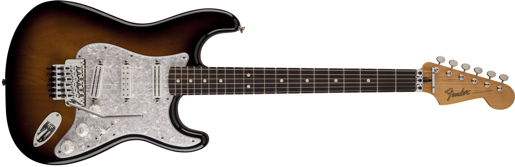 HW Audio:. Fender Dave Murray Stratocaster HHH, 2 Colour Sunburst, Rosewood