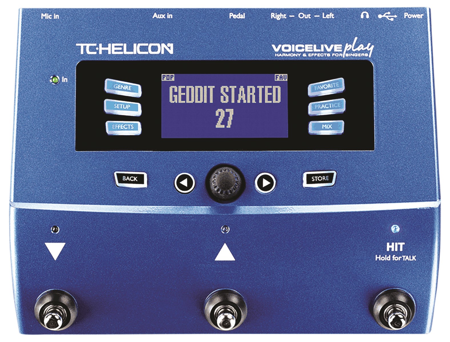 HW Audio:. TC Helicon VoiceLive Play - Vocal Processor, Blue