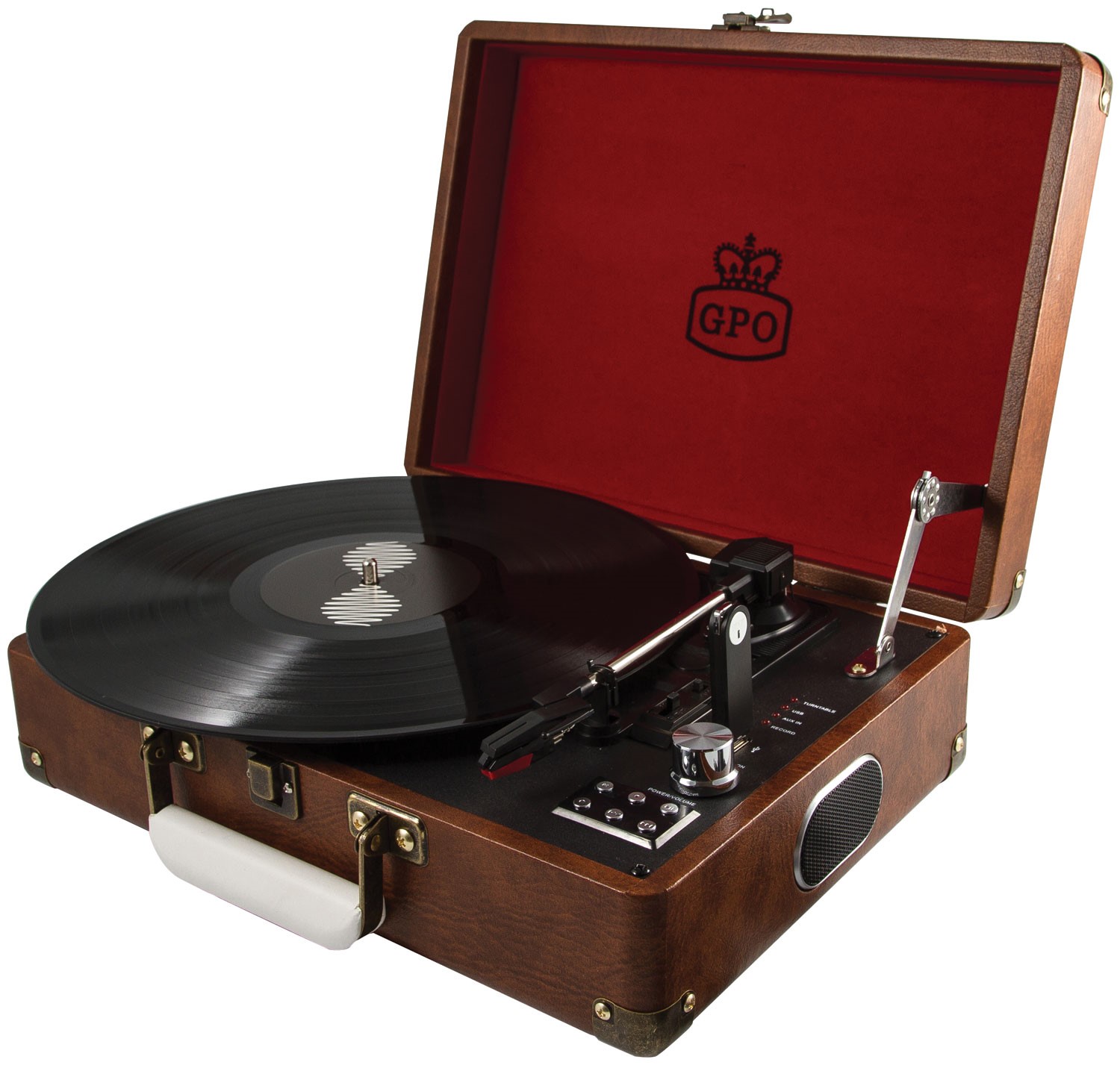 HW Audio:. GPO Attache Record Player, Green