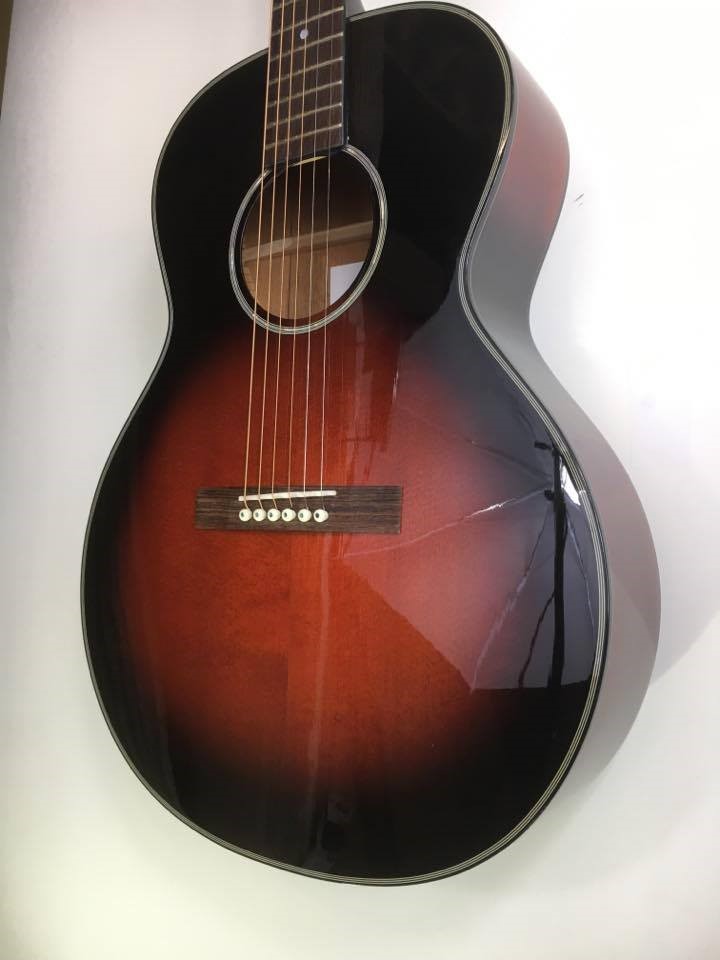 HW Audio:. Peerless PGC-65CE Electro Acoustic Guitar, Brown Sunburst
