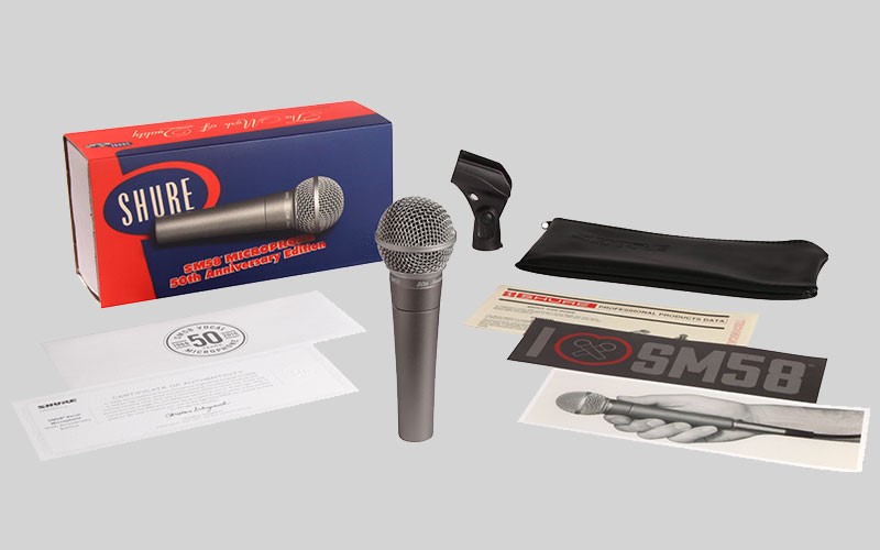 HW Audio:. Shure SM58 50th Anniversary Ltd Edition