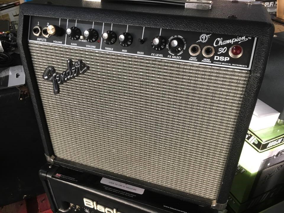 HW Audio:. Fender Champion 30 DSP Guitar Amplifier, Used