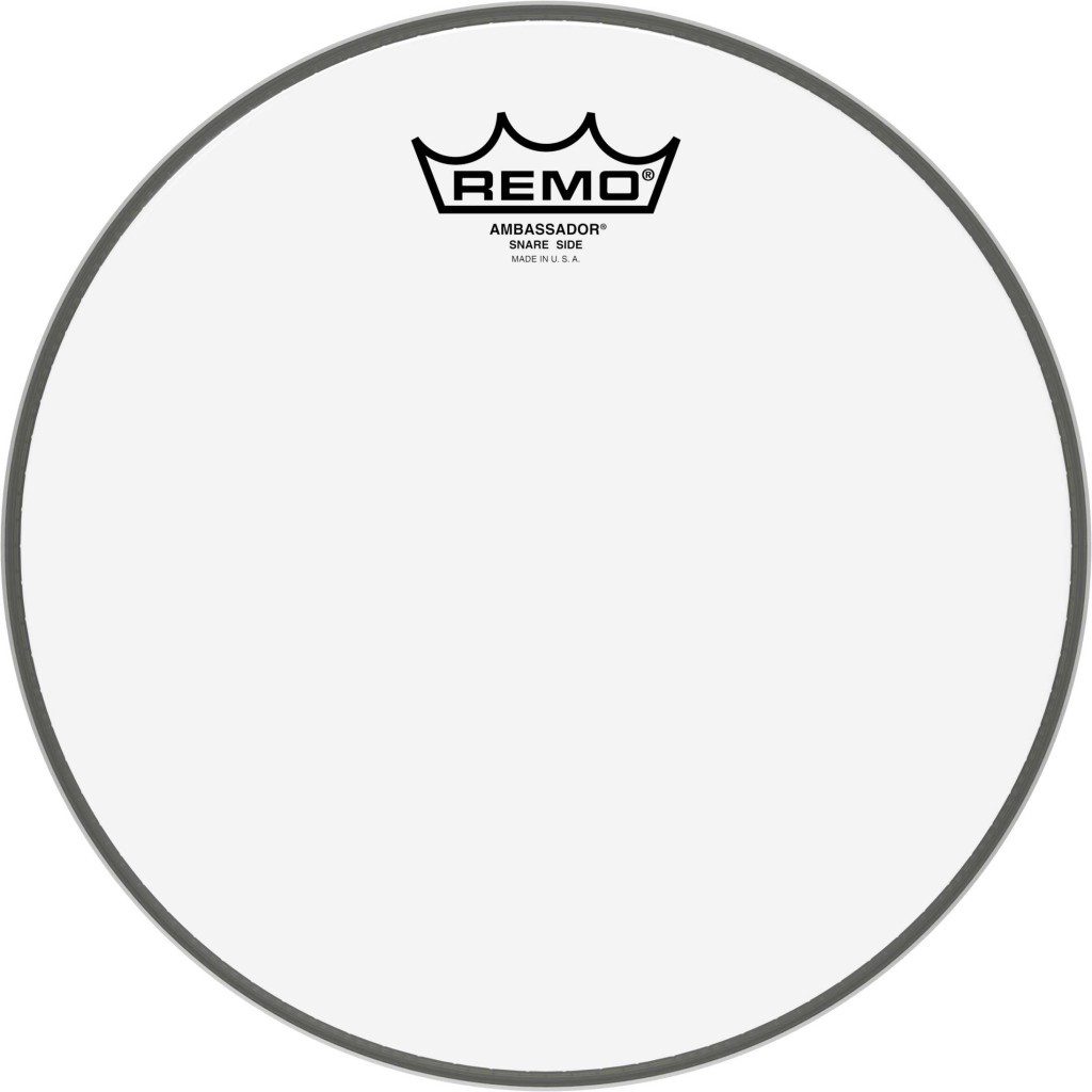 HW Audio:. Remo Ambassador Snare Side Drum Head (Hazy), 10" Sa-0110-00