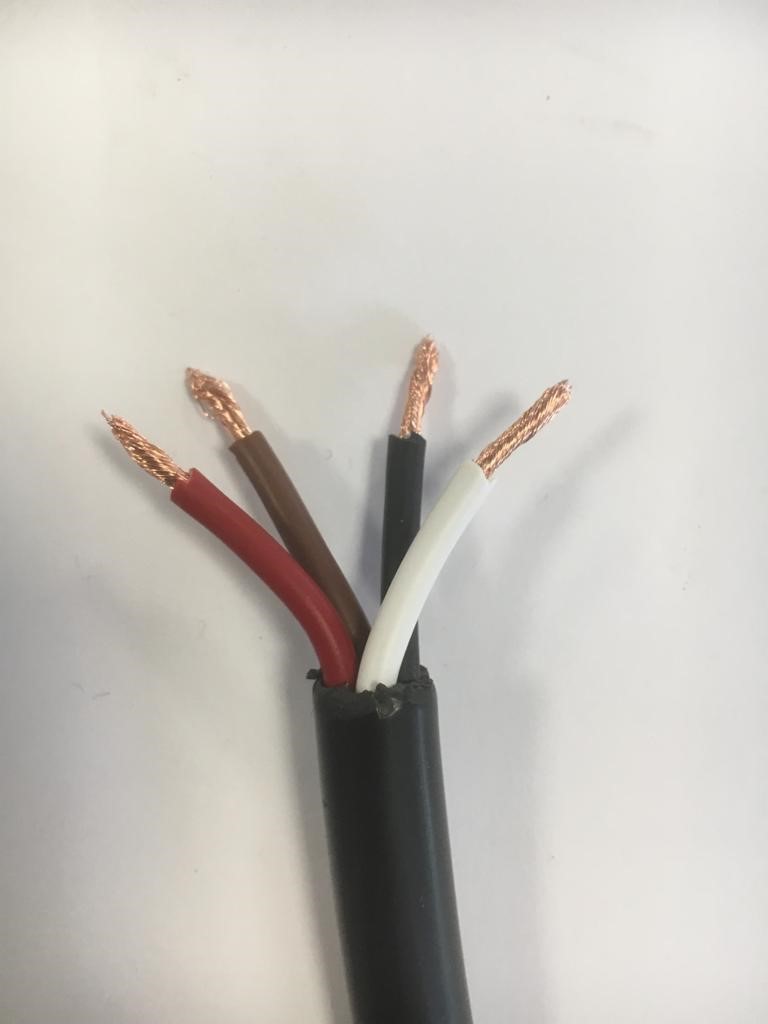 HW Audio:. 4 Core 2.5MM Hi-Flex Professional PA Speaker Cable / Lead ...