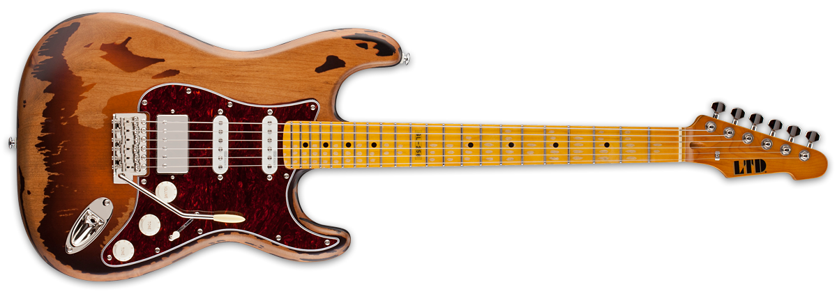 HW Audio:. ESP Ltd George Lynch Signature GL-256, Distressed