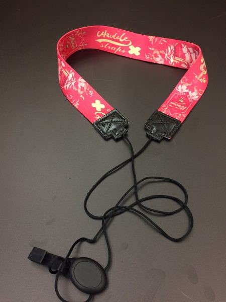 HW Audio:. Isuzi Premium Ukulele Strap, Pink Design