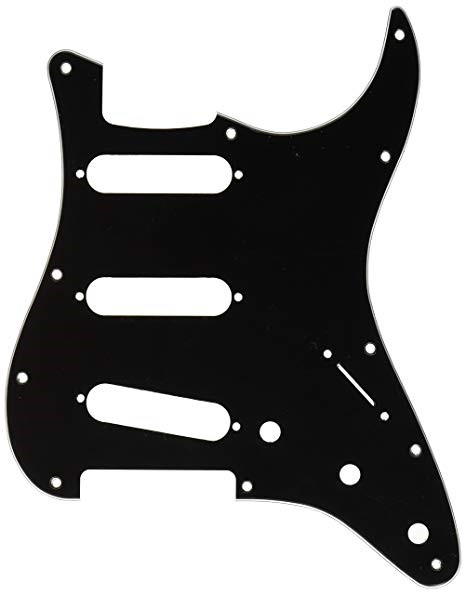 HW Audio:. Fender Stratocaster S/S/S 11 Hole Scratchplate, Black