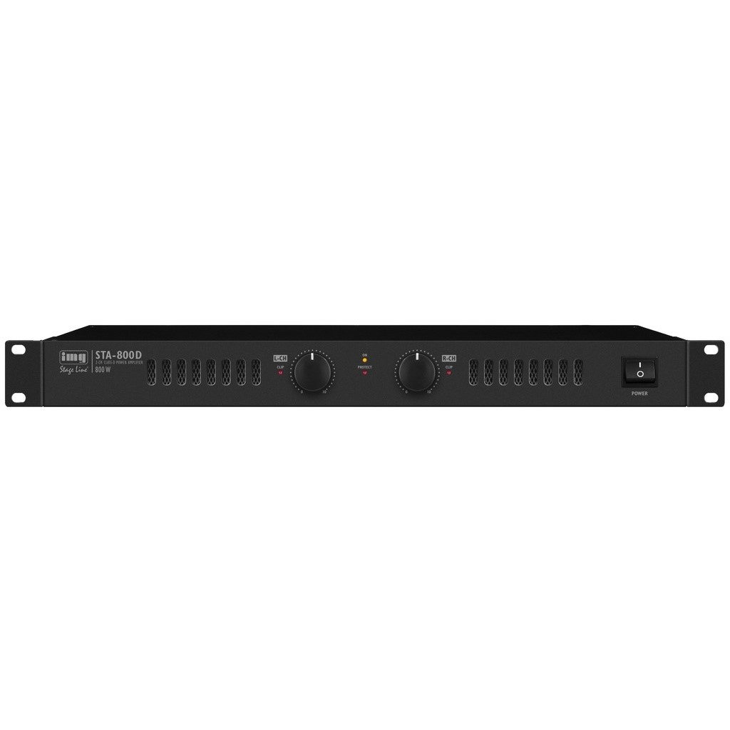 HW Audio:. Stageline IMG STA-800D, 1U Power Amp