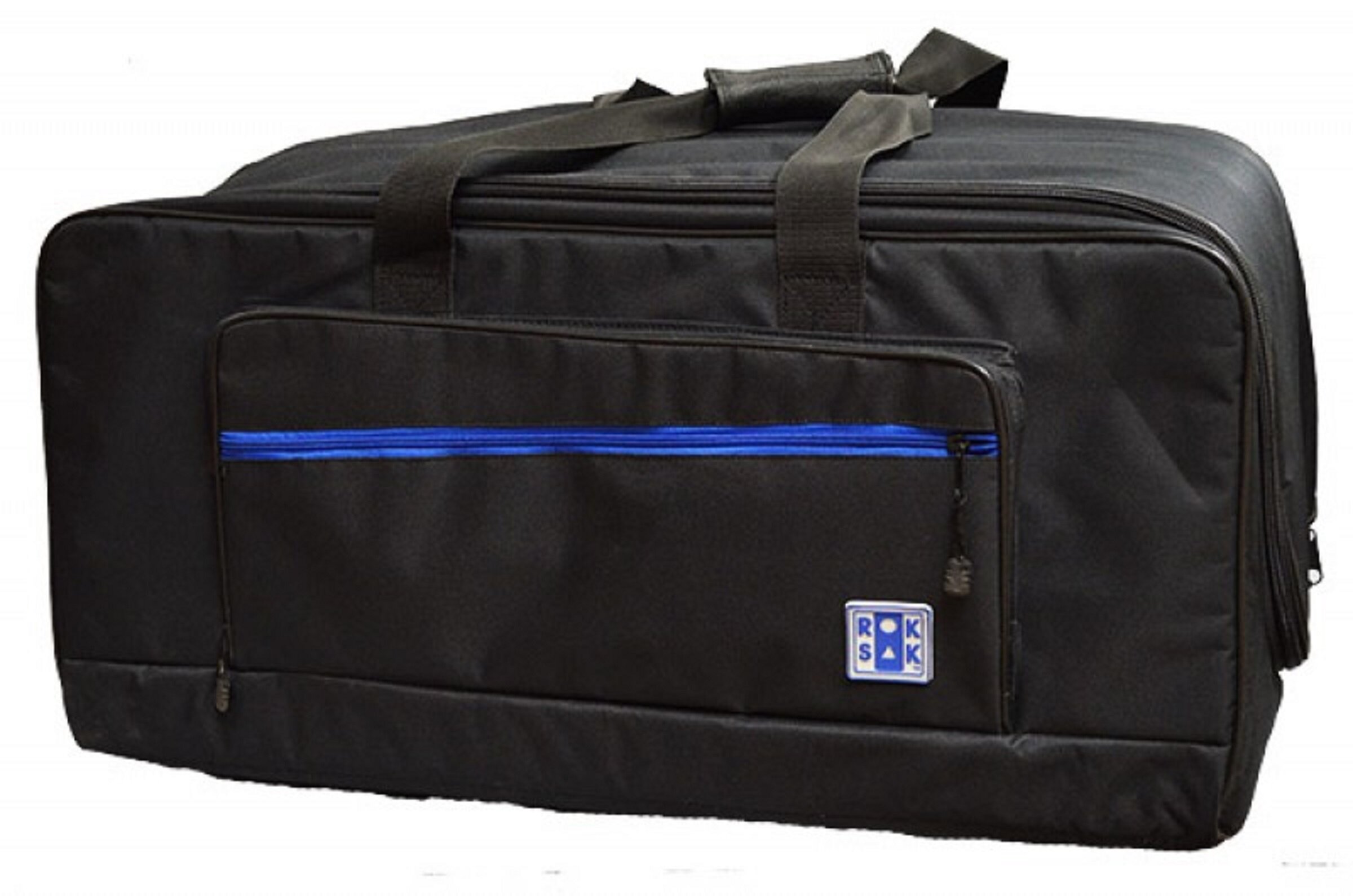 HW Audio:. Roksak Padded Speaker Bag, Black with Blue Trim, For 15 ...