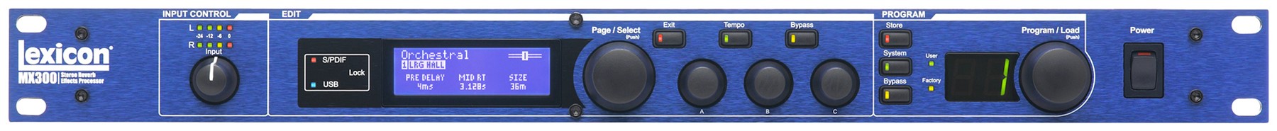HW Audio:. Lexicon MX 300 Rack Mount Effects Unit