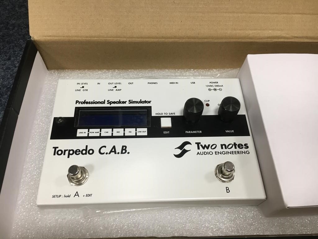 HW Audio:. Two Notes CAB Cab Simulator - Used