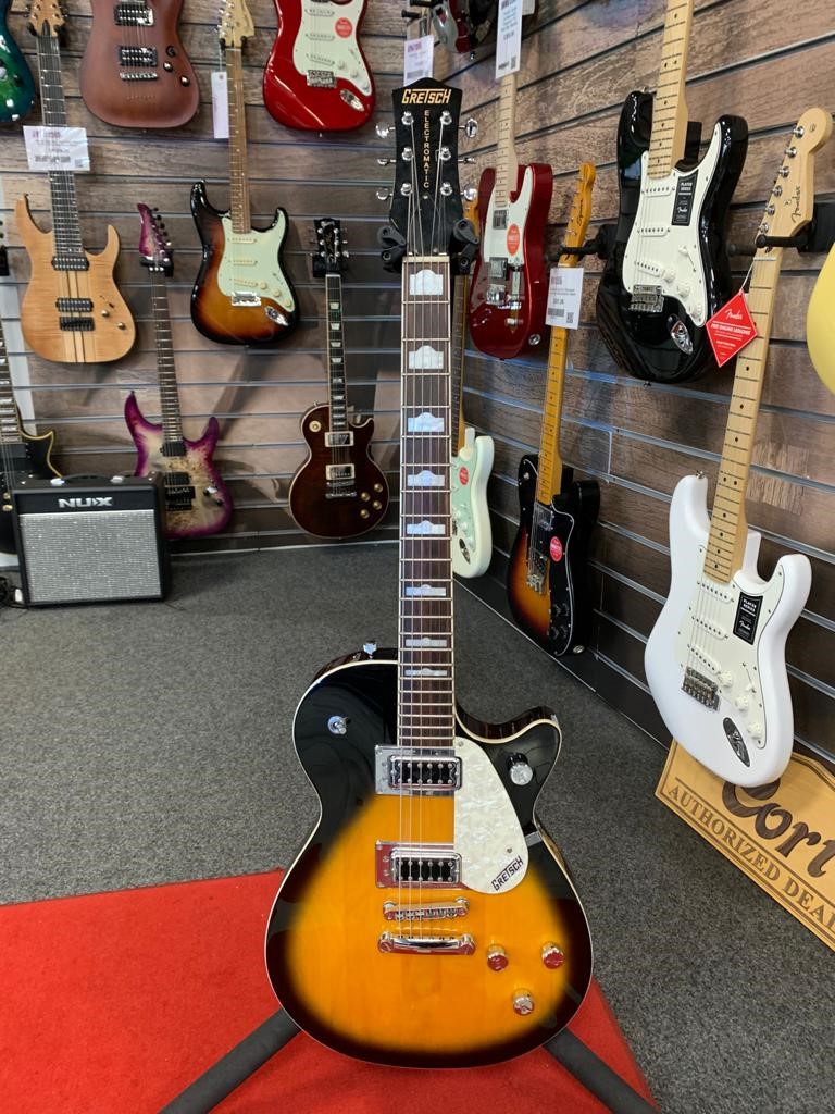 HW Audio:. Gretsch Pro Jet 2 Tone Sunburst Used, Sunburst