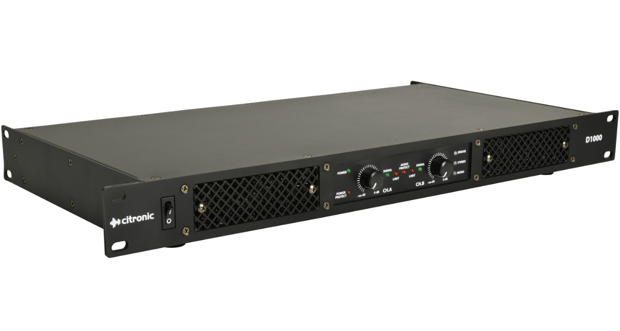 HW Audio:. Citronic D1000 Class-D Power Amplifier 172.110