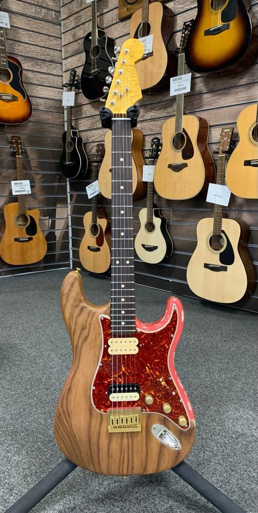 HW Audio:. Warmoth 60s Relic HH Strat - Used, Fiesta Red