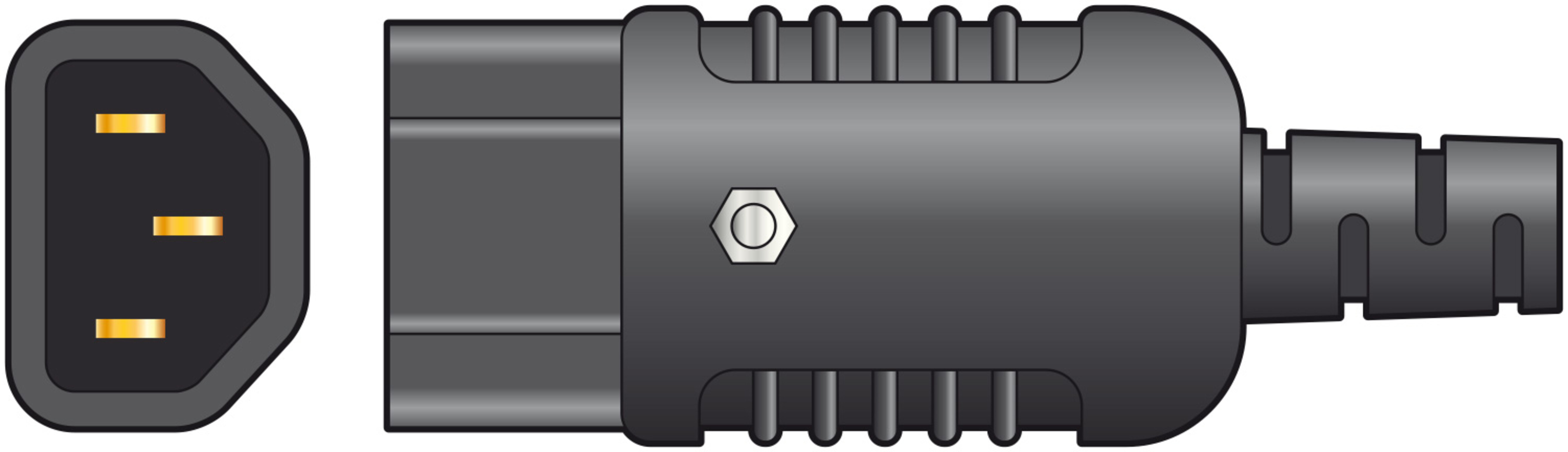 HW Audio:. Mercury 3 Pin IEC Plug (776.250UK)