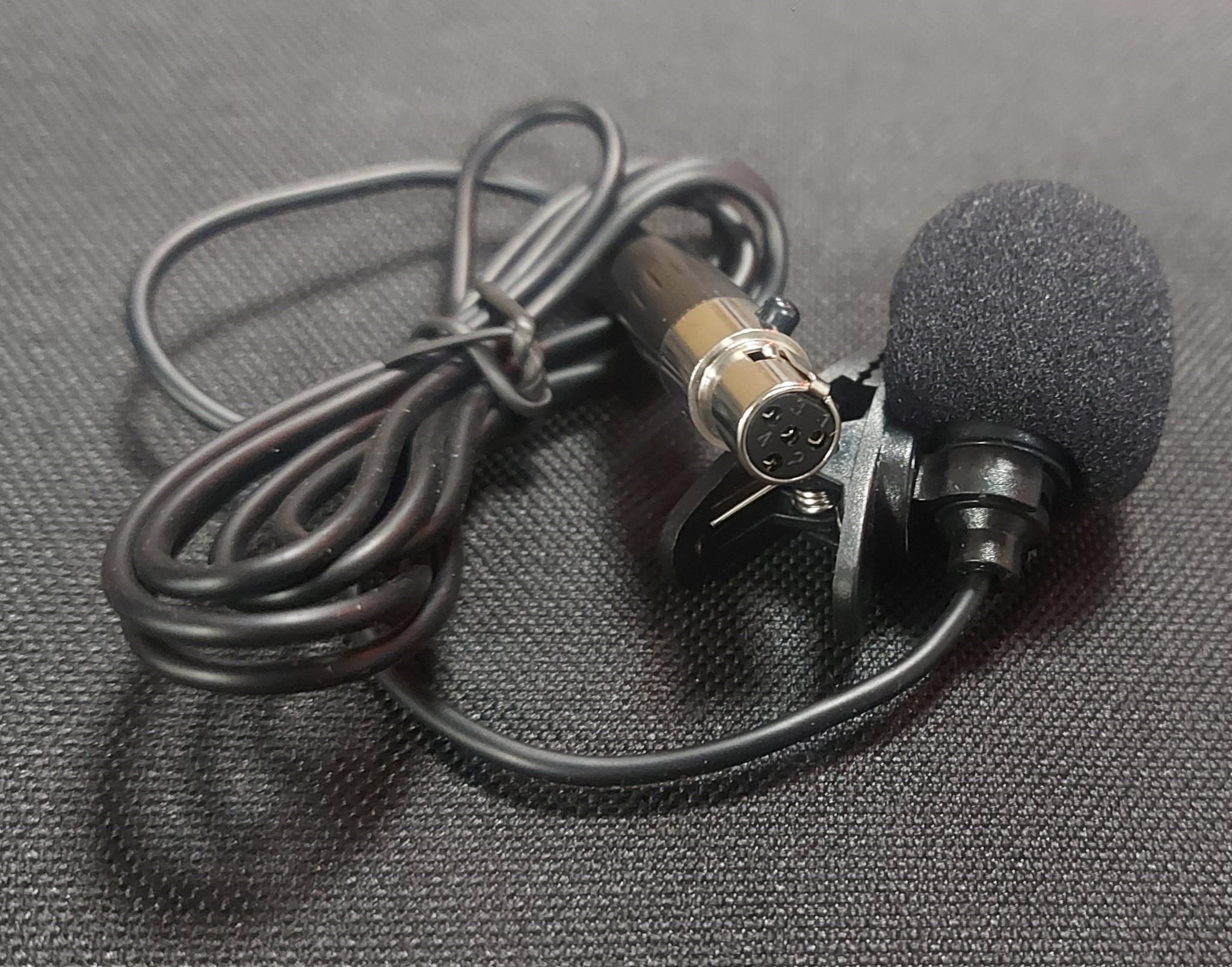 HW Audio:. Lavalier / Tie Clip Microphone with 4 Pin Mini TA4F ...