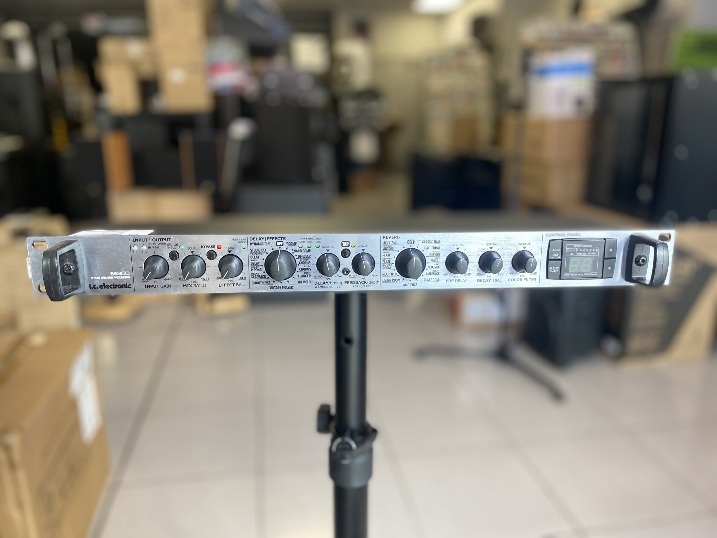 HW Audio:. TC Electronic M350 Dual Engine Effects Processor - Used, Silver