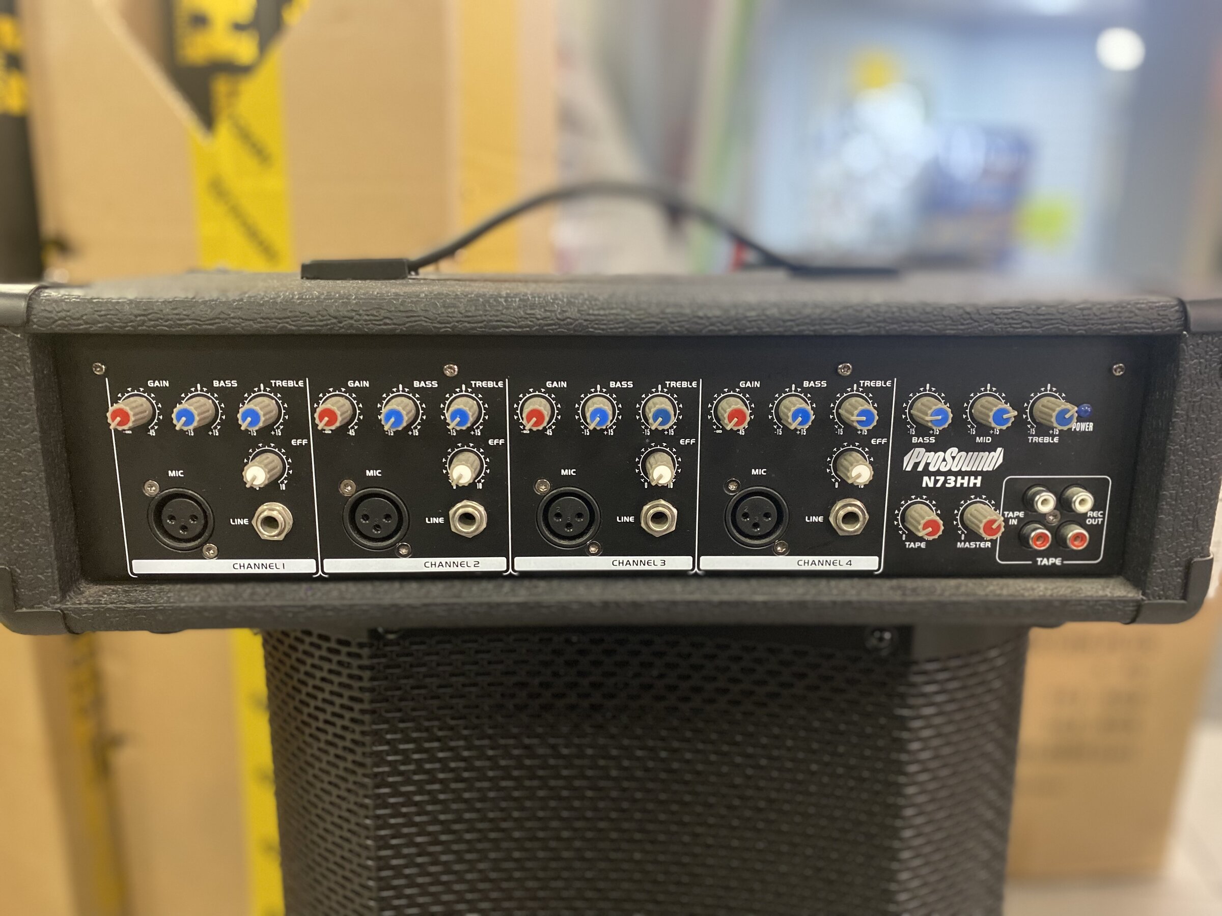 HW Audio:. Prosound N73HH 4 Channel Pa Head - Used,