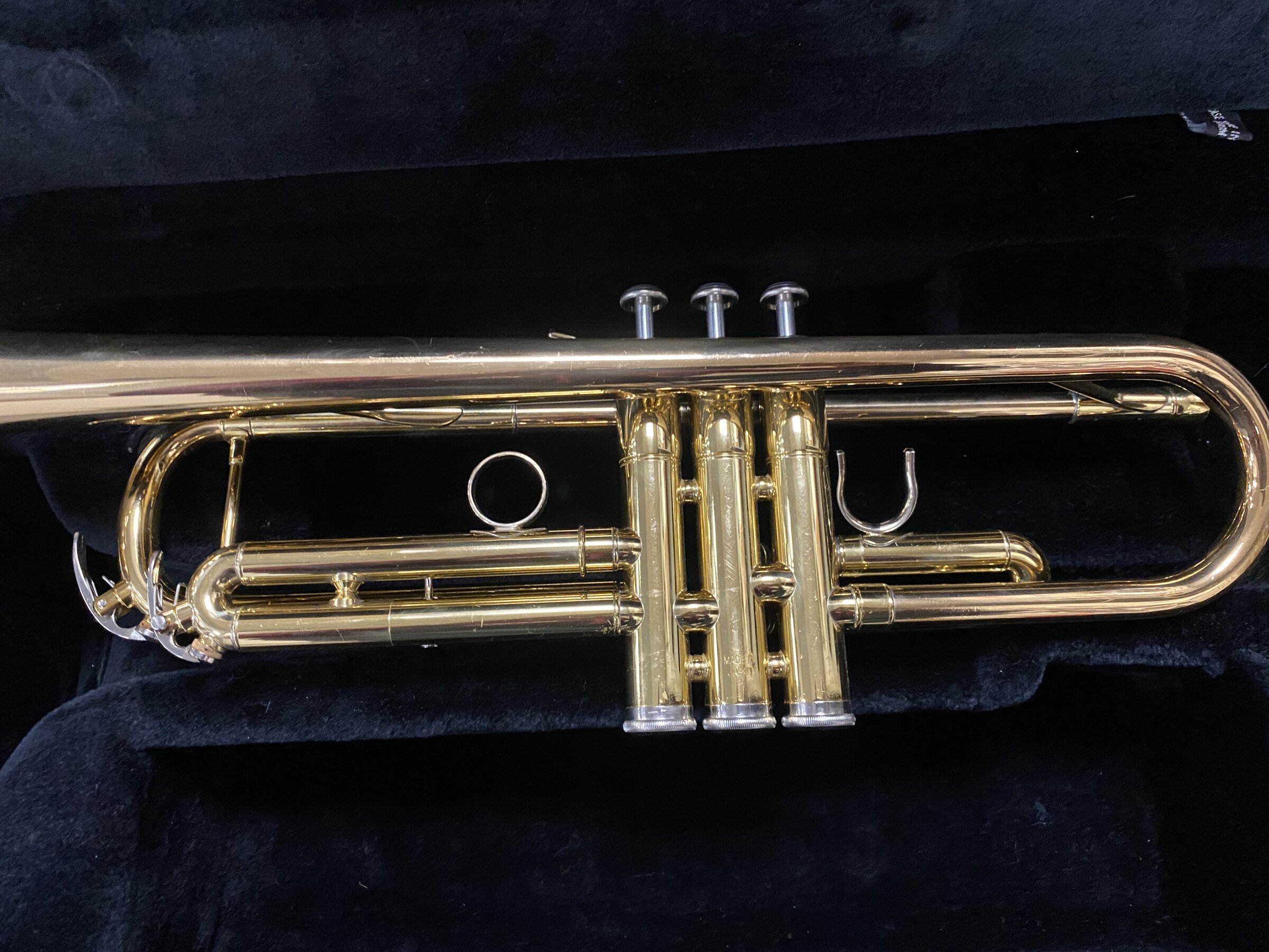 HW Audio:. Yamaha Made In Japan YTR-4335G Trumpet, In Case, Gold Lacquer