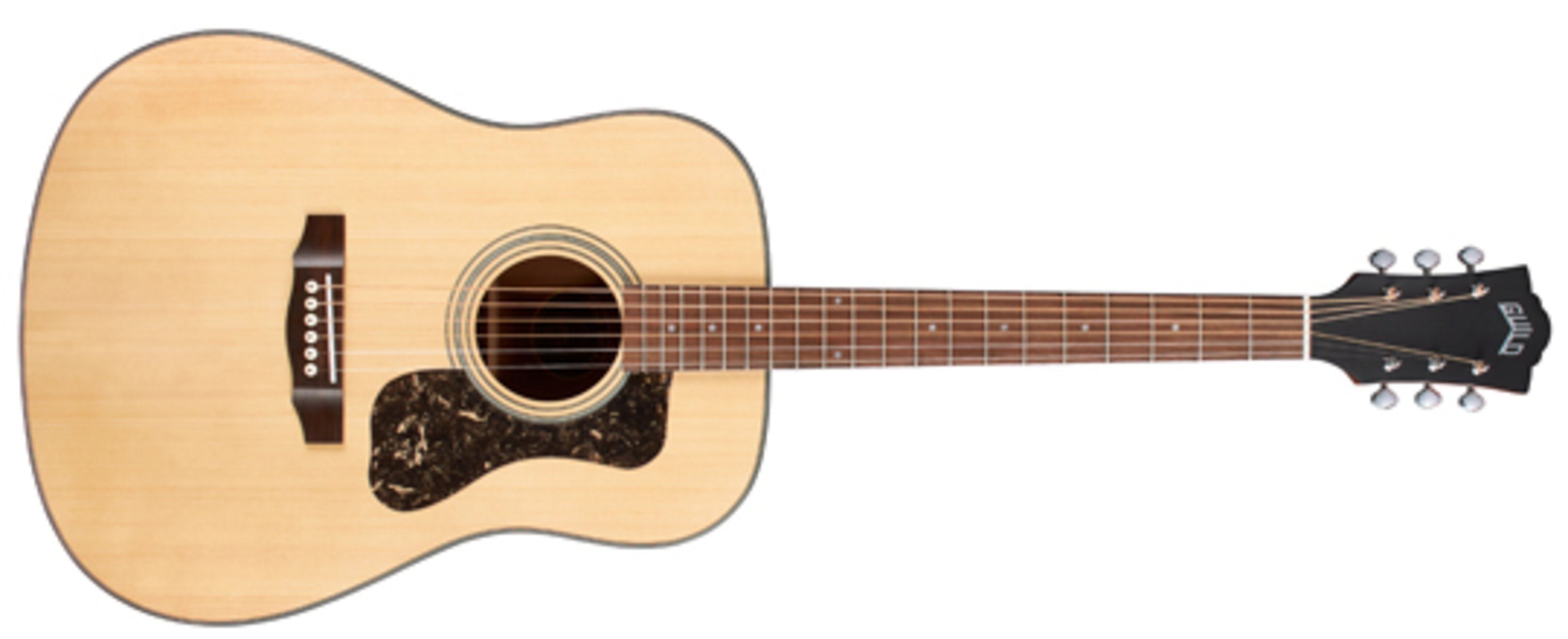 HW Audio:. Guild D340 Solid Top Dreadnought, Natural