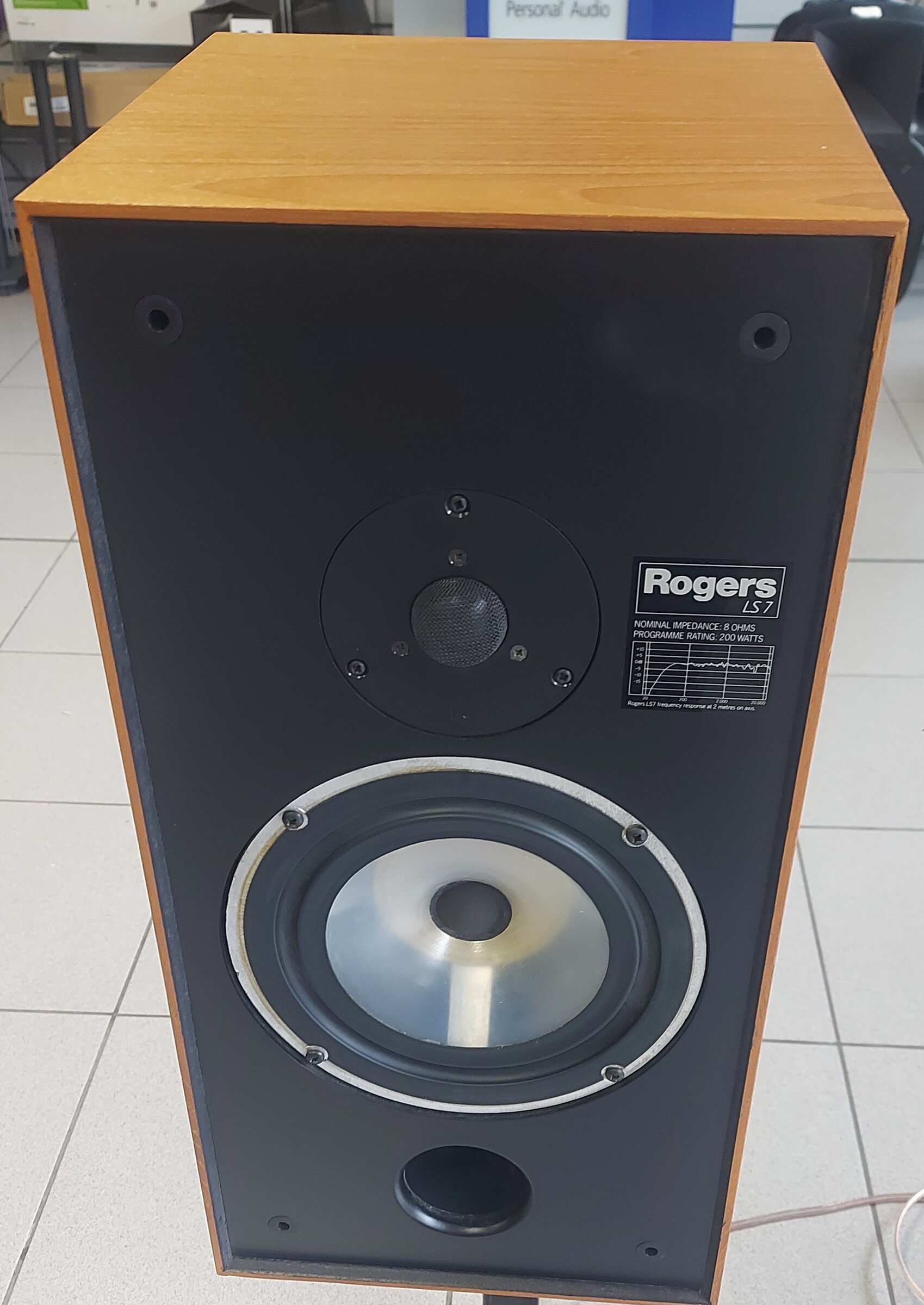 HW Audio:. Rogers LS7 Speakers Pair - Used, Teak