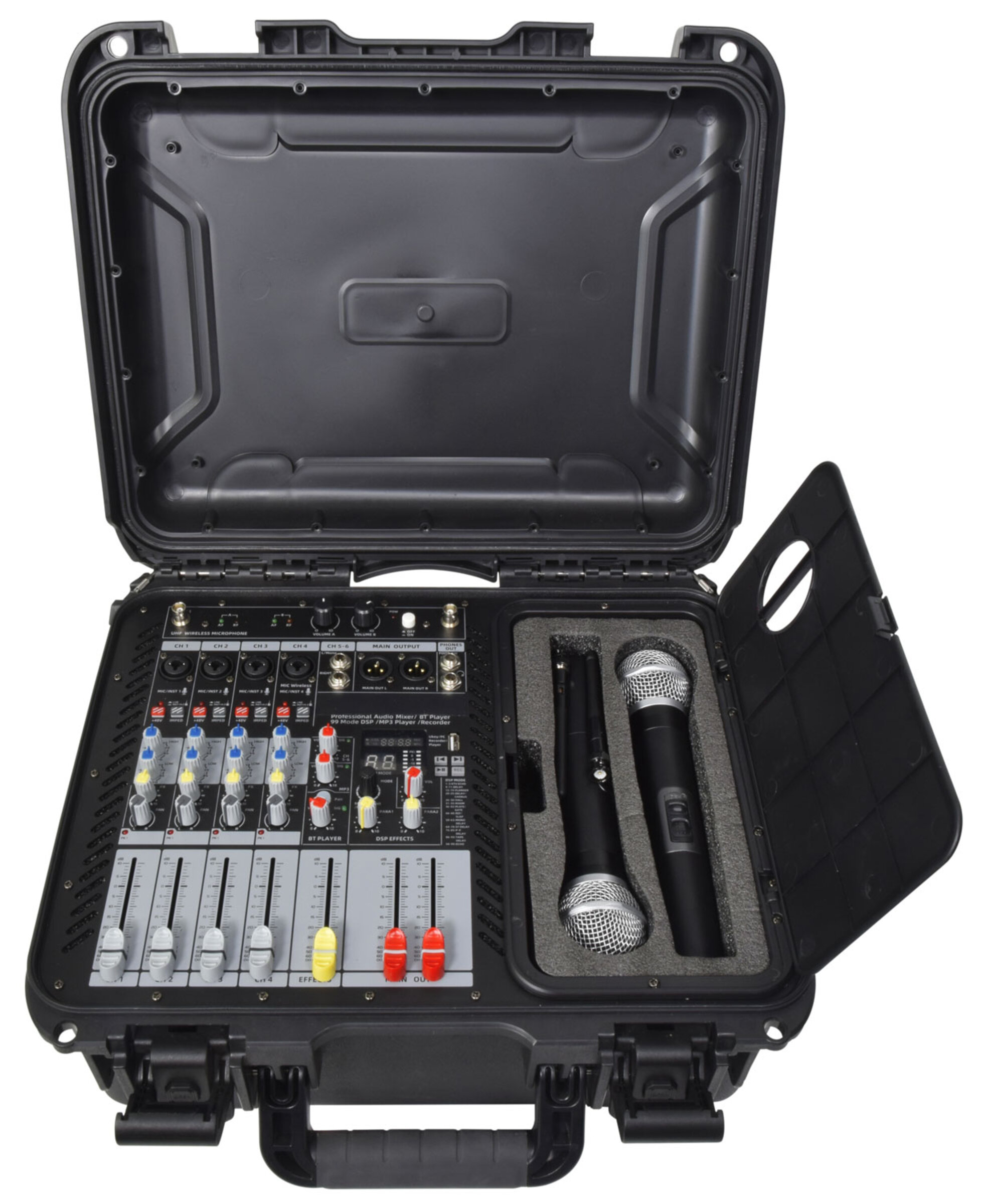 HW Audio:. Citronic FLITE-600 Powered Mixer 2 X 300W with 2 UHF Mics ...