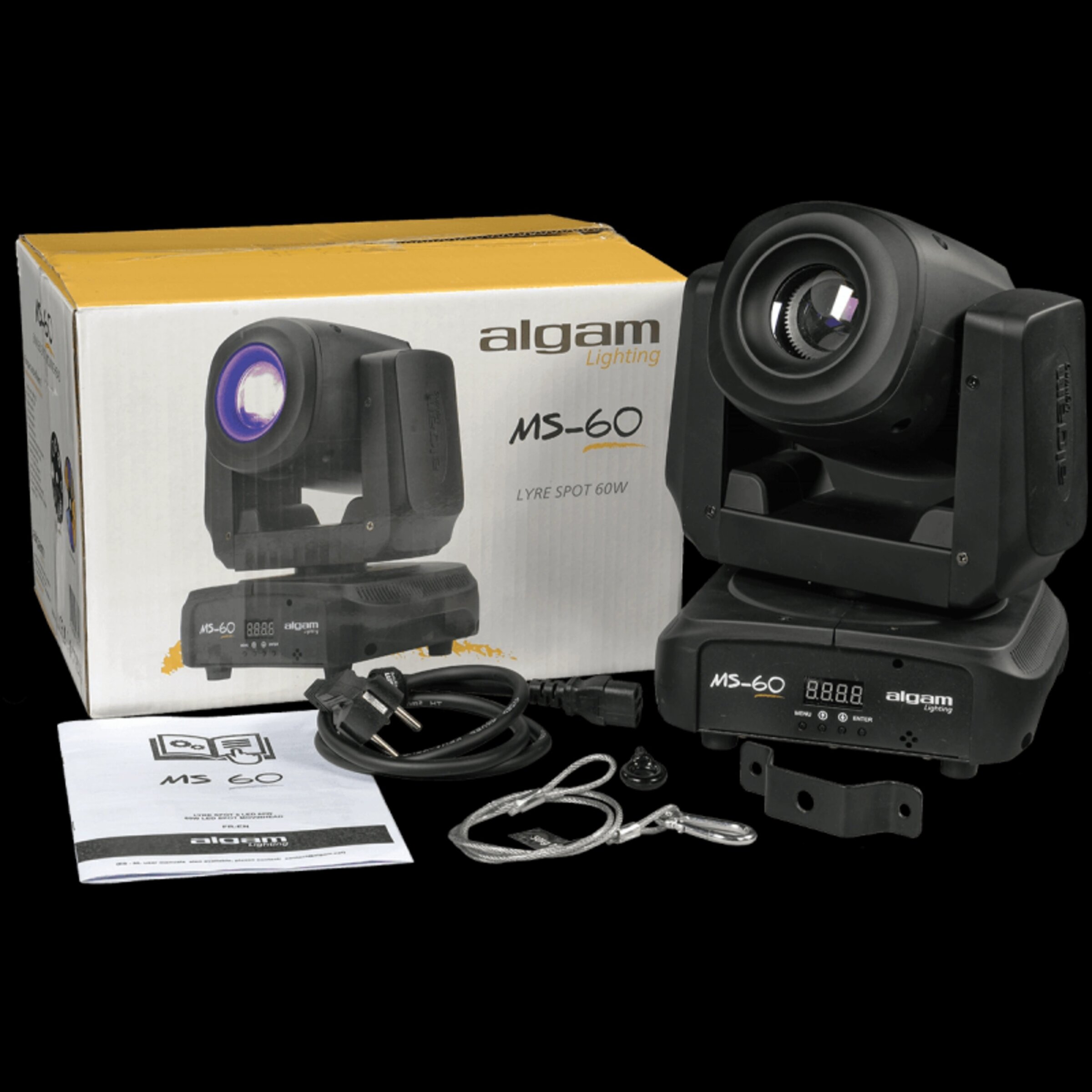 HW Audio:. Algam Lyre SPOT LED 60W, Black