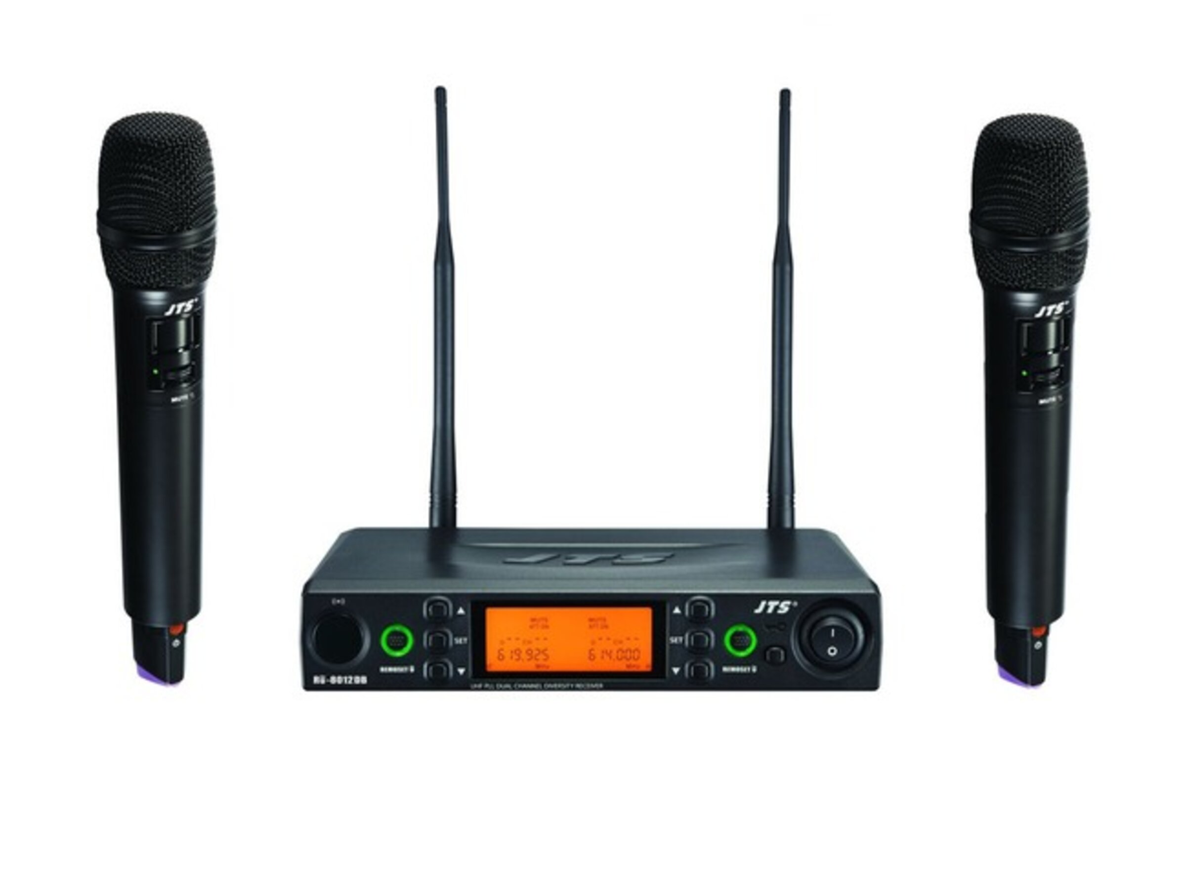 HW Audio:. JTS Twin Handheld Mic System, RU-8012DB RU-G3TH CH38