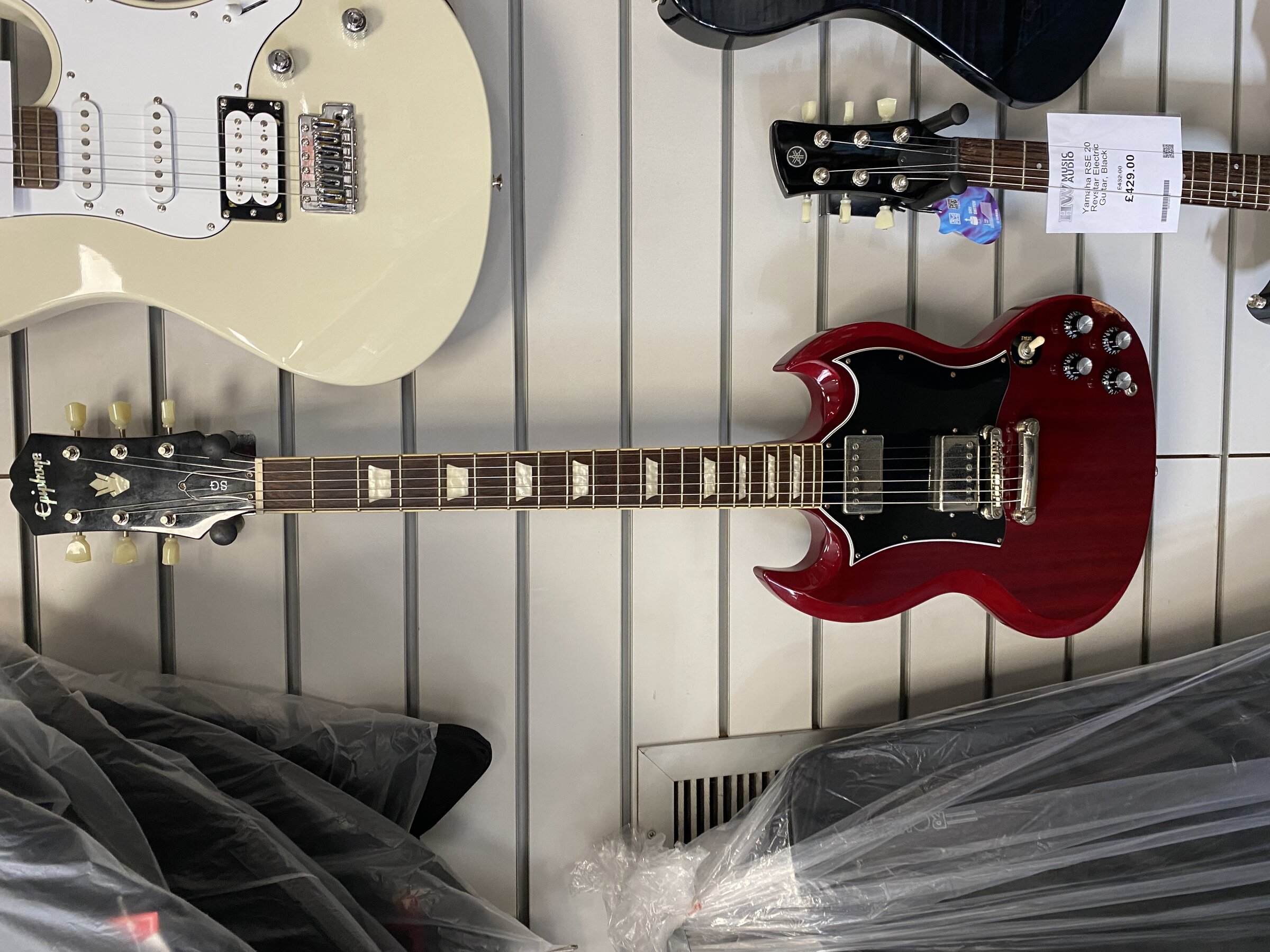 HW Audio:. Epiphone SG - Used, Red