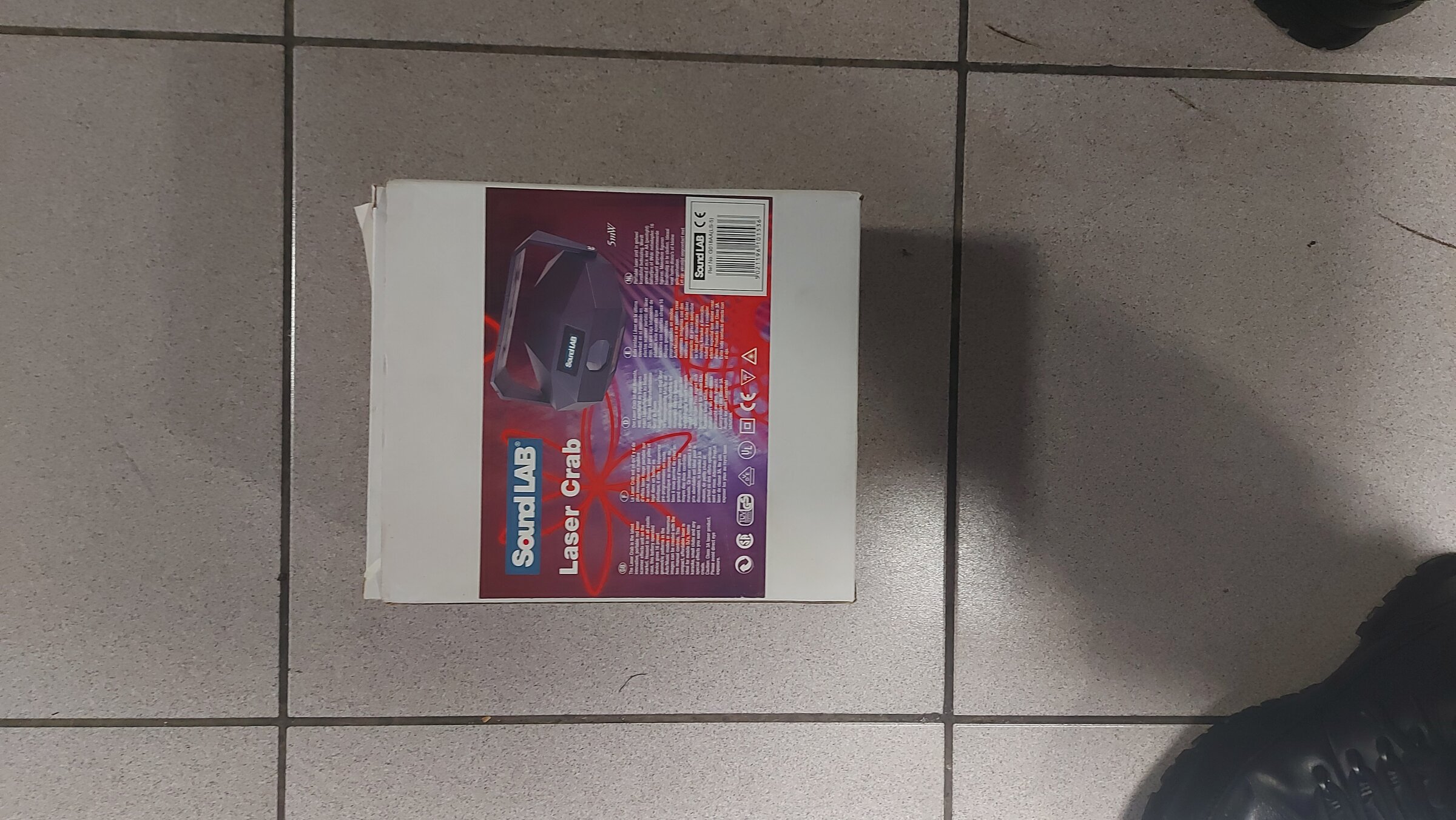 HW Audio:. Used Soundlab Laser Crab 16 Geometric RED 5mW Laser Patterns
